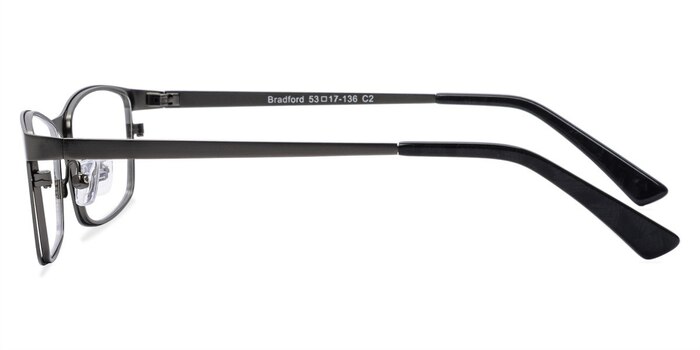 Bradford Rectangle Gunmetal Full Rim Eyeglasses | Eyebuydirect Canada