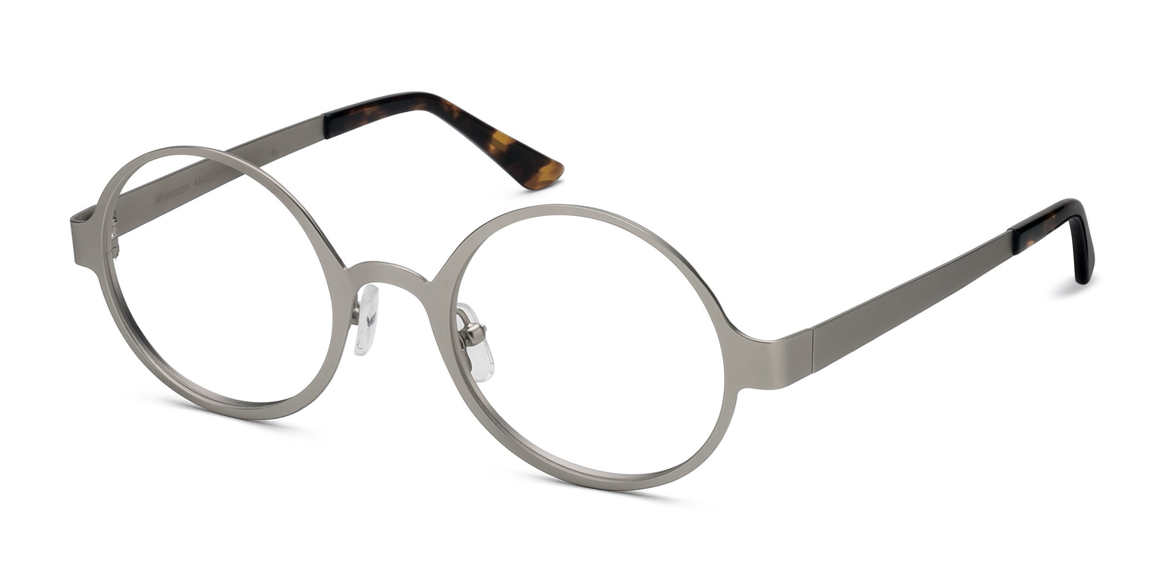 Afternoon Round Silver Full Rim Eyeglasses | Eyebuydirect