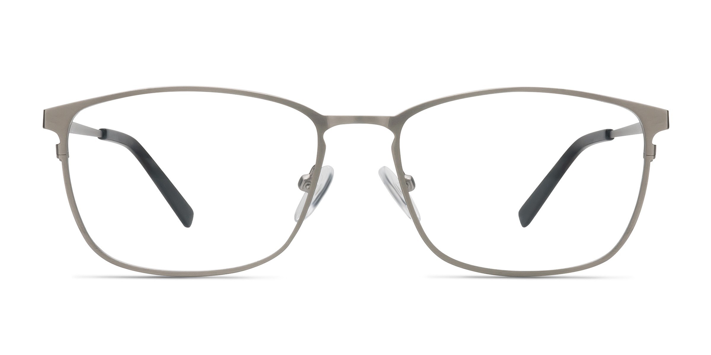 Calm Rectangle Gunmetal Full Rim Eyeglasses | Eyebuydirect