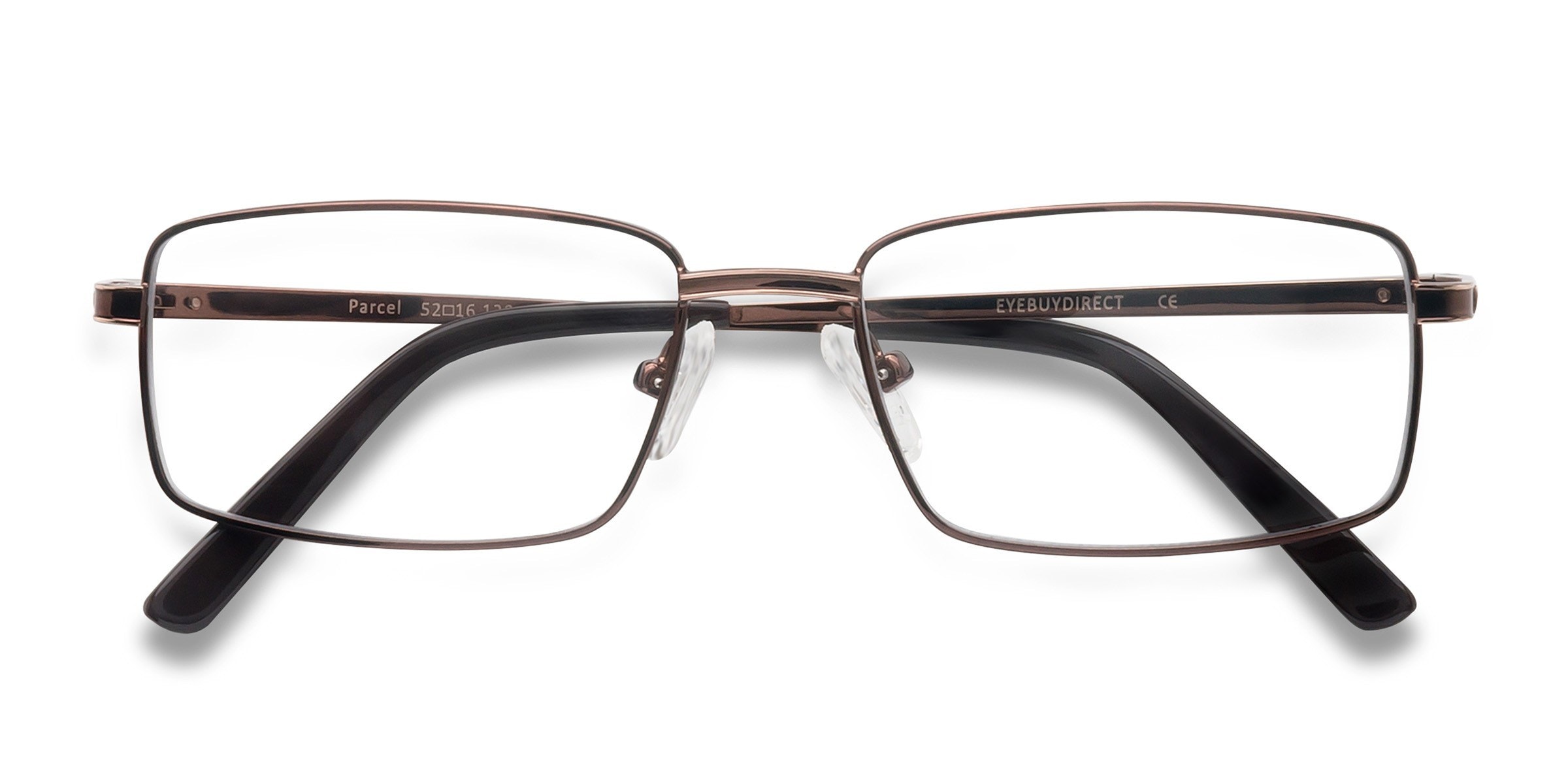 Parcel Rectangle Brown Full Rim Eyeglasses | Eyebuydirect Canada