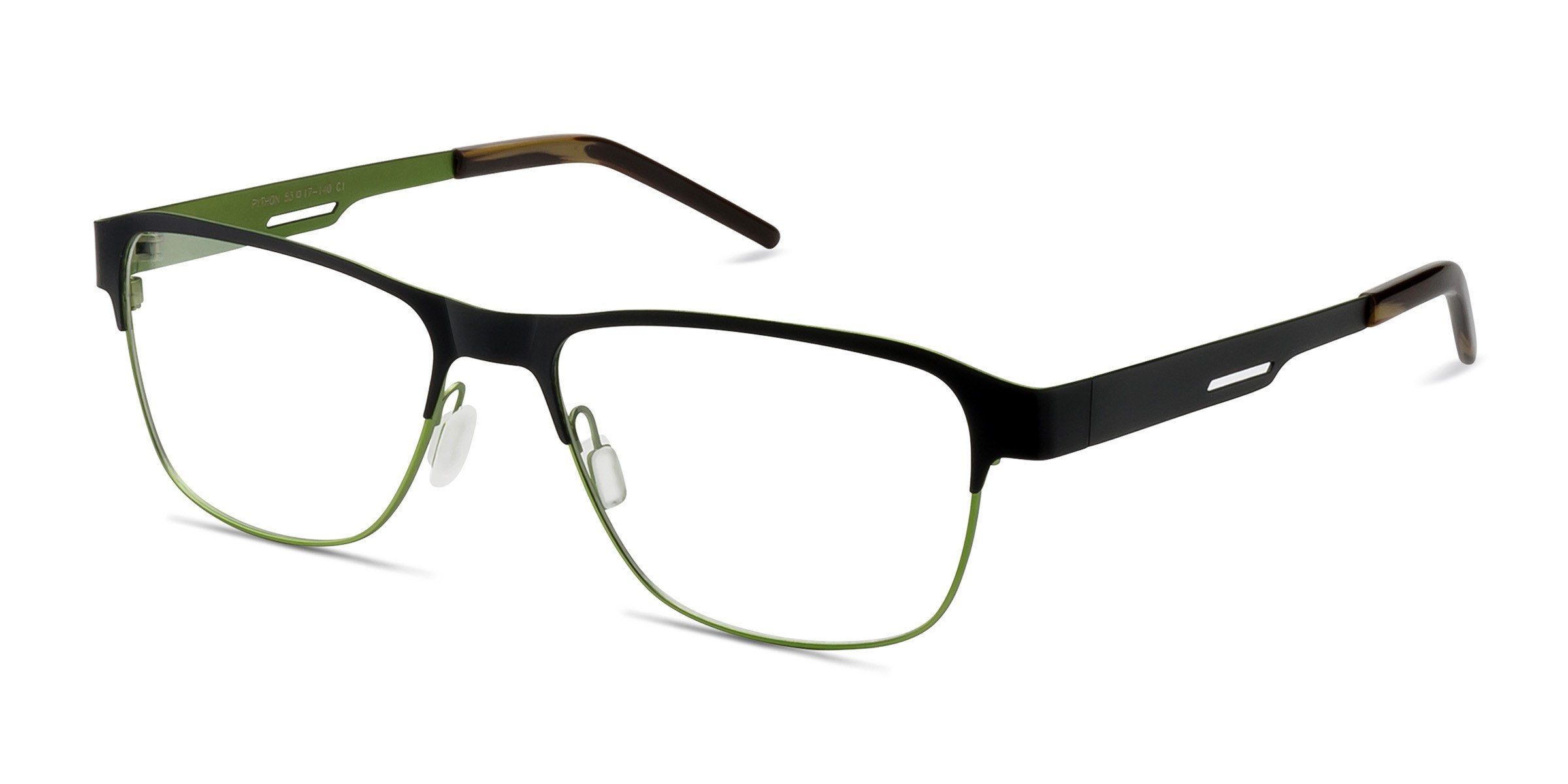 Python Rectangle Black Full Rim Eyeglasses | Eyebuydirect