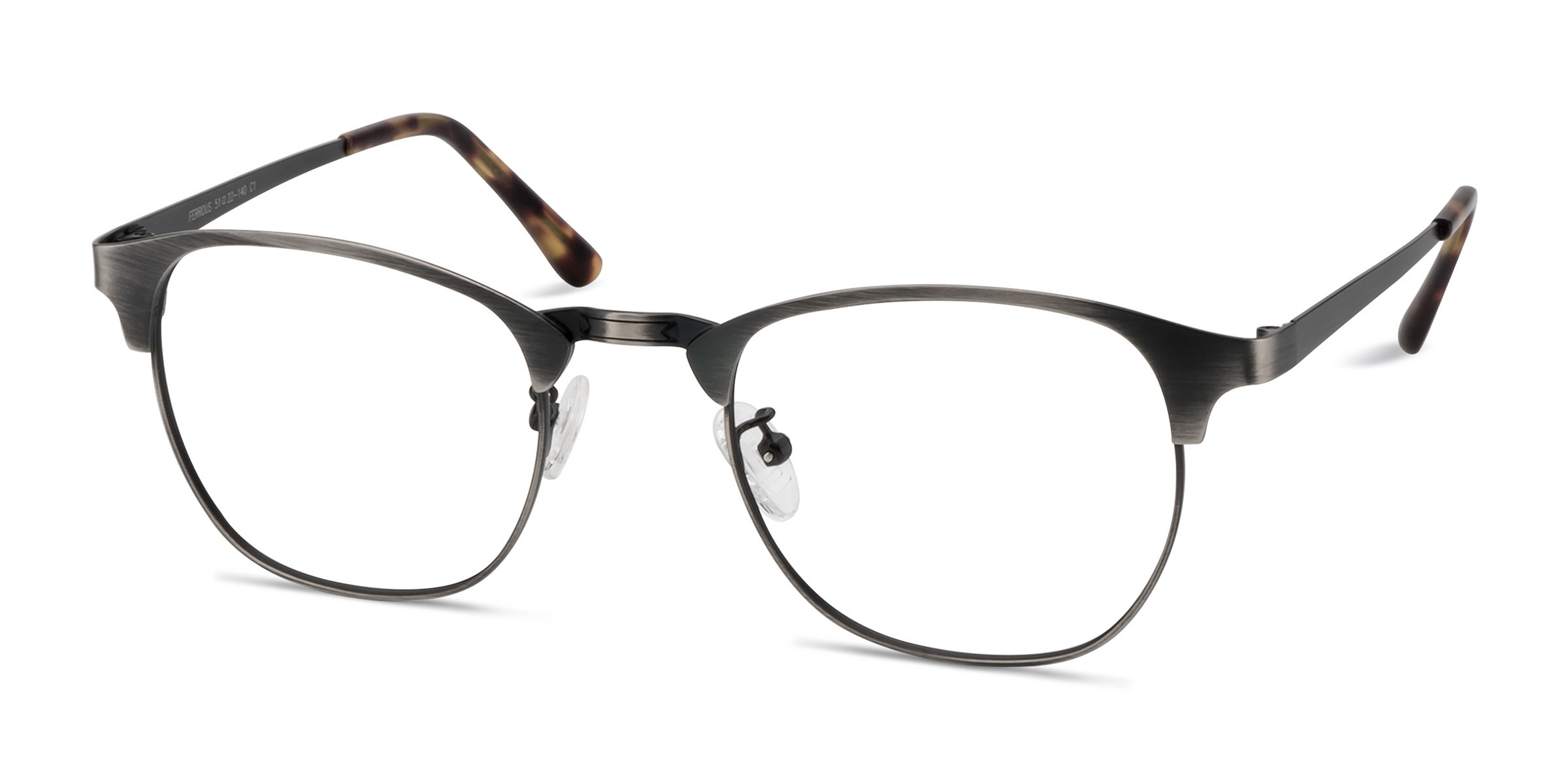 Ferrous Browline Gunmetal Full Rim Eyeglasses | Eyebuydirect