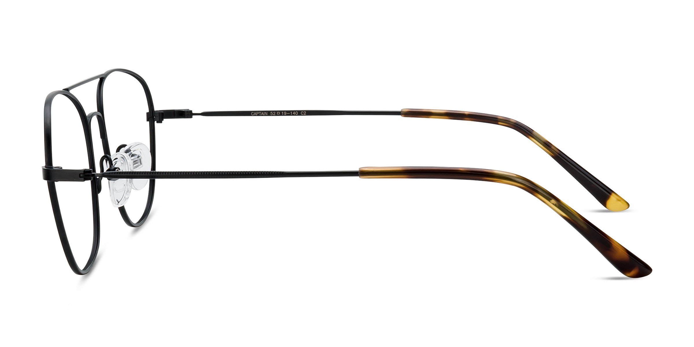 Captain Aviator Black Full Rim Eyeglasses | Eyebuydirect