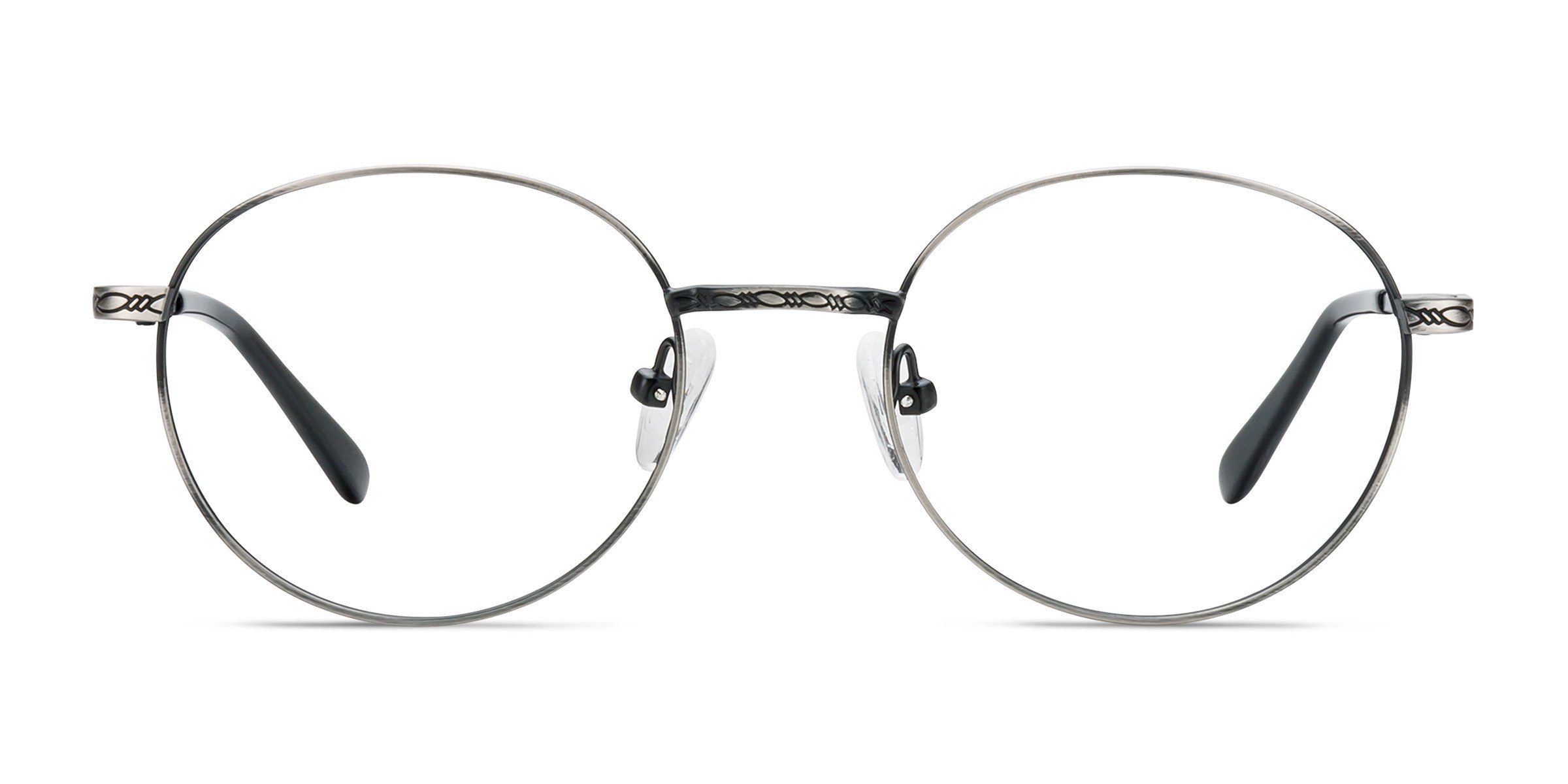 Ledger Oval Silver Full Rim Eyeglasses | Eyebuydirect