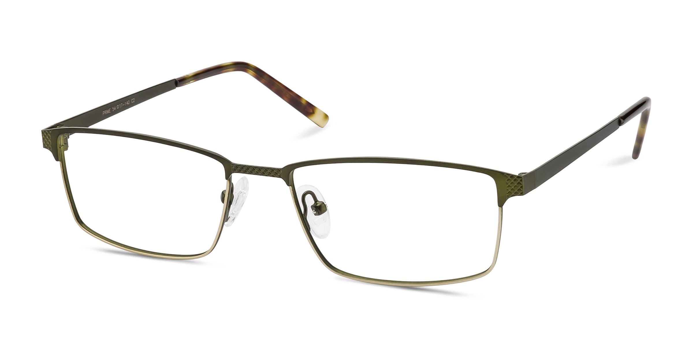 Prime Rectangle Green Bronze Full Rim Eyeglasses | Eyebuydirect