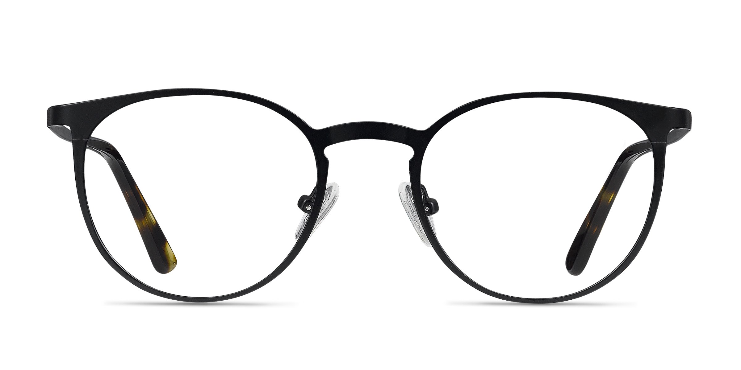 Radius - Rond Noir Monture Lunettes de vue | Eyebuydirect France