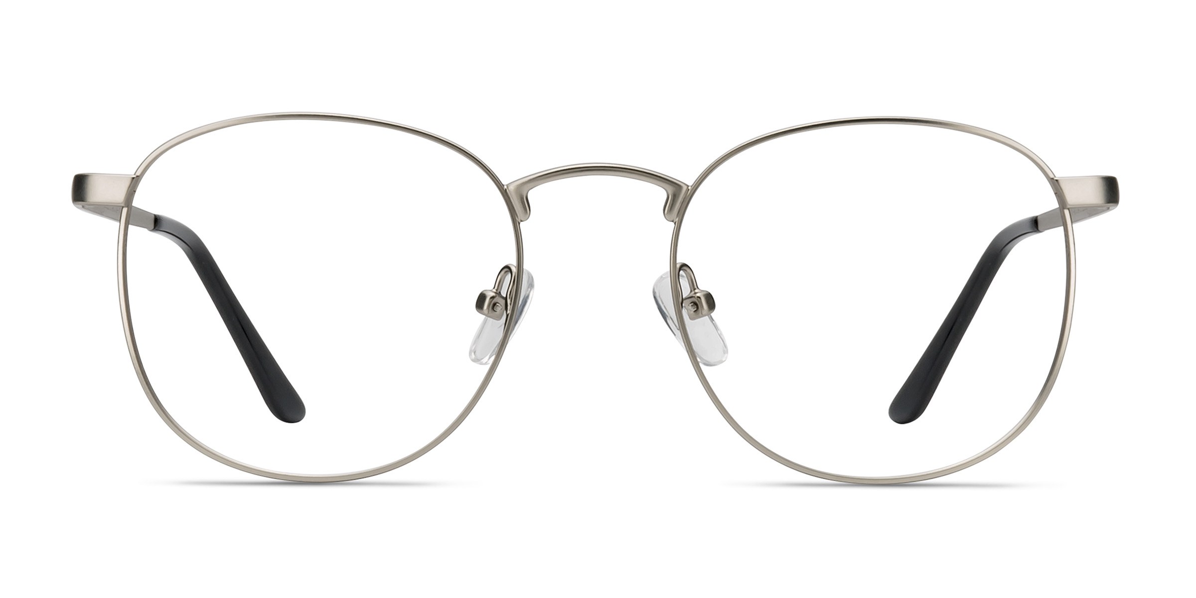 St Michel Round Silver Full Rim Eyeglasses | Eyebuydirect