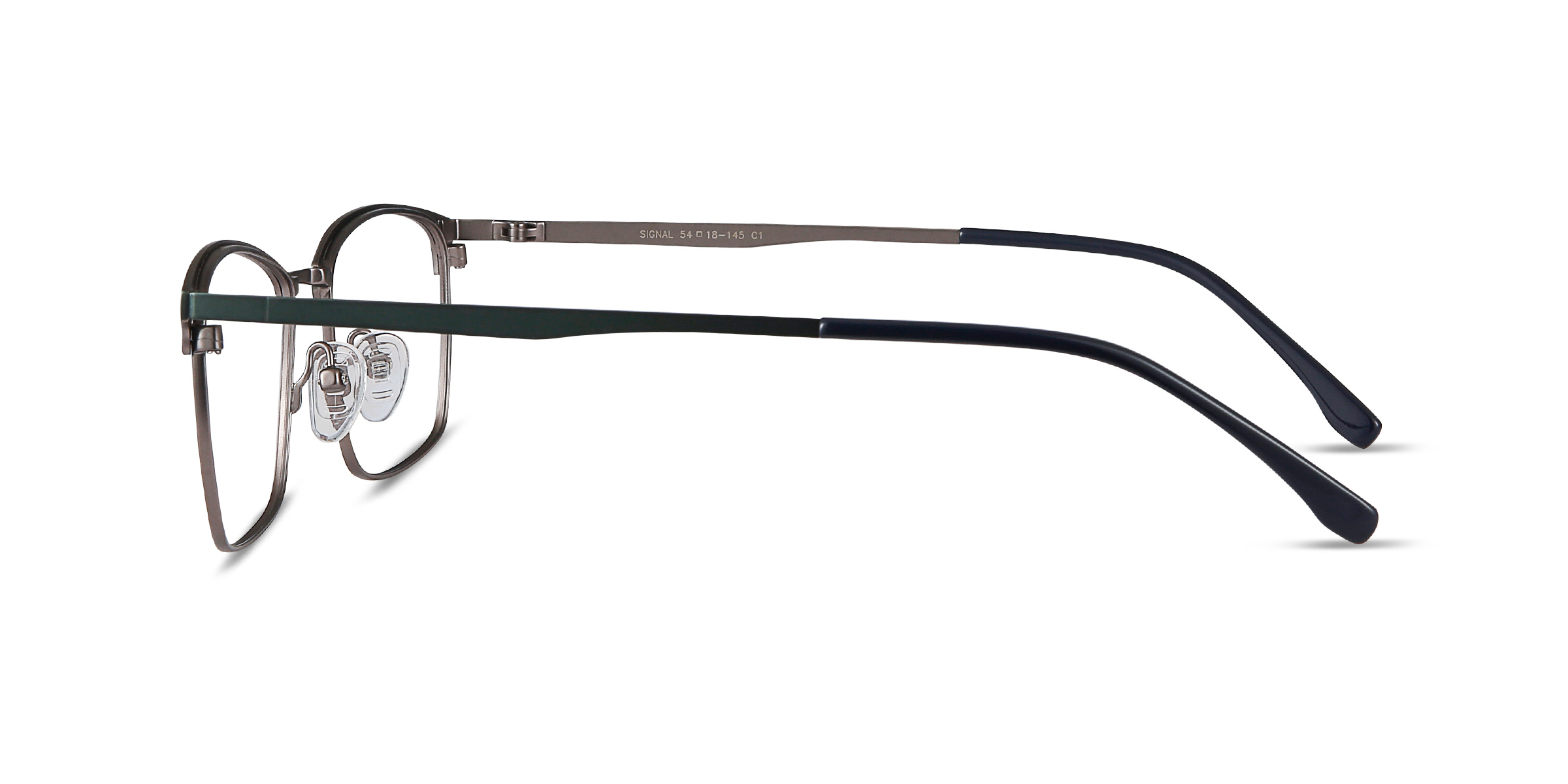 Signal Rectangle Green Glasses for Men | Eyebuydirect