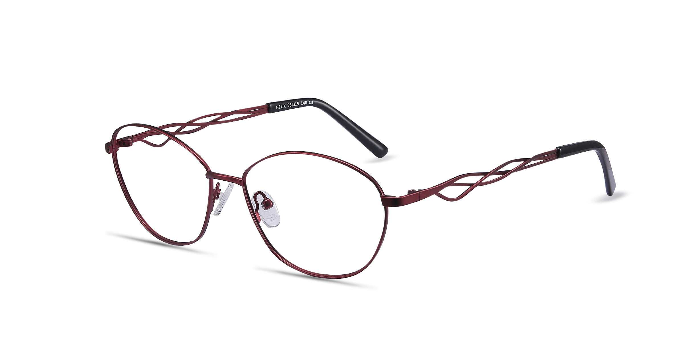 Helix - Intricate Red Metallic Eyeglasses | Eyebuydirect