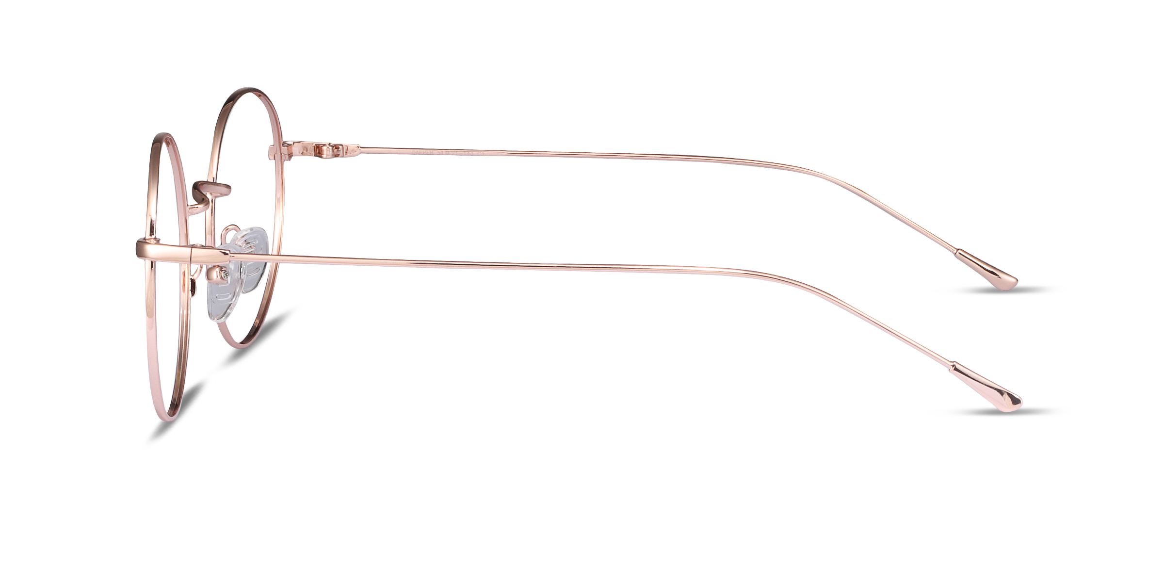 Dapper Round Rose Gold Full Rim Eyeglasses | Eyebuydirect