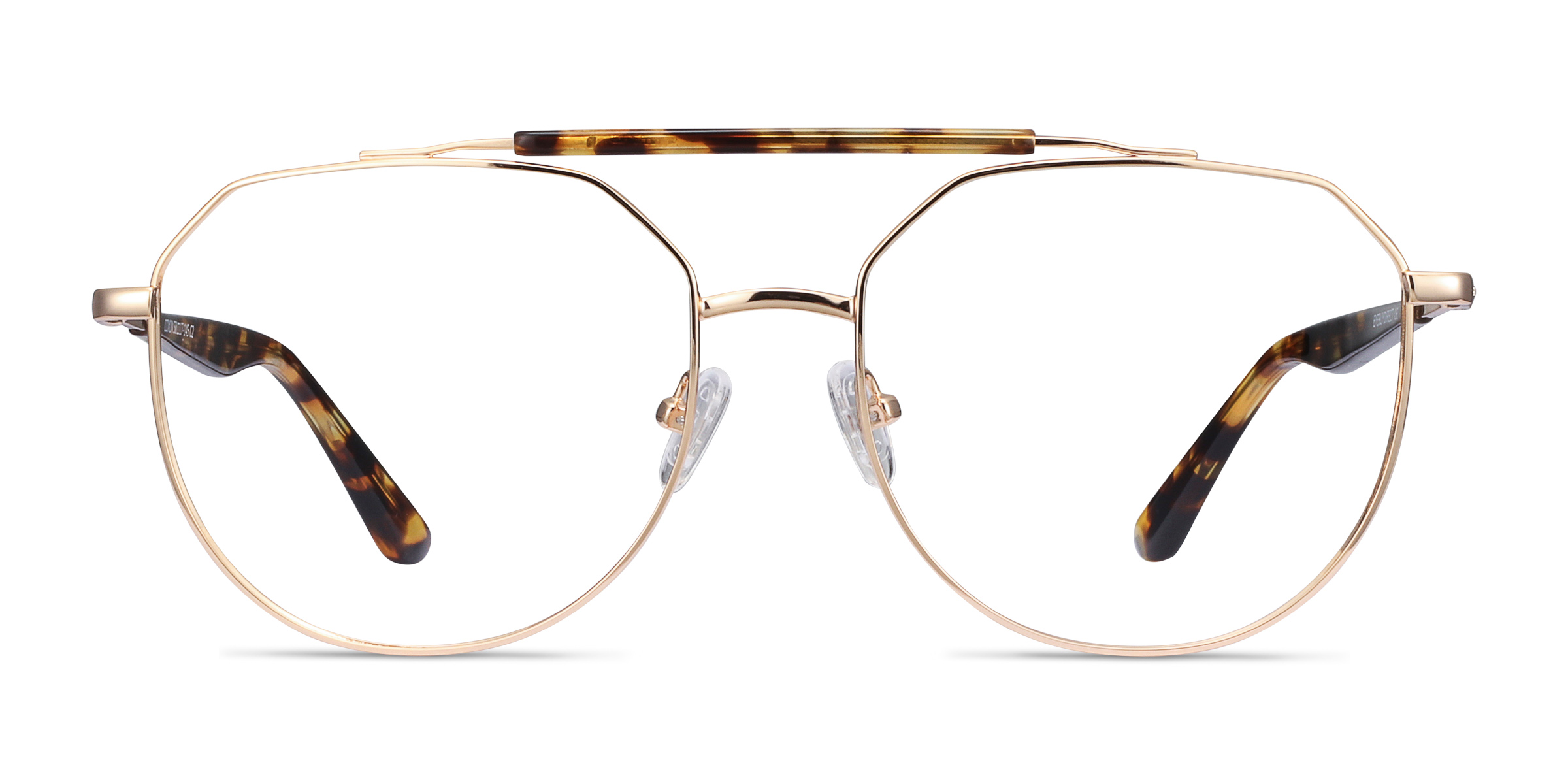 Coxon Aviator Golden Tortoise Full Rim Eyeglasses | Eyebuydirect