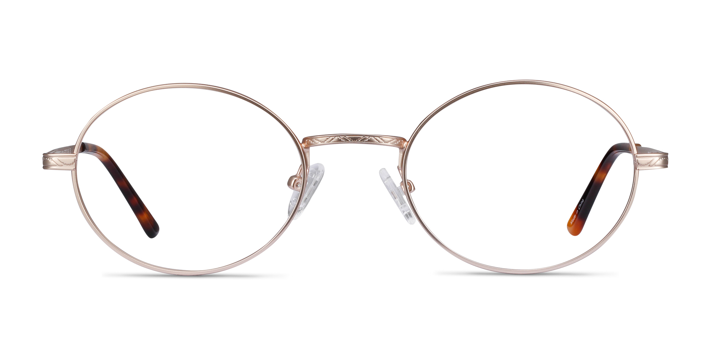 Equinox Oval Gold Full Rim Eyeglasses | Eyebuydirect