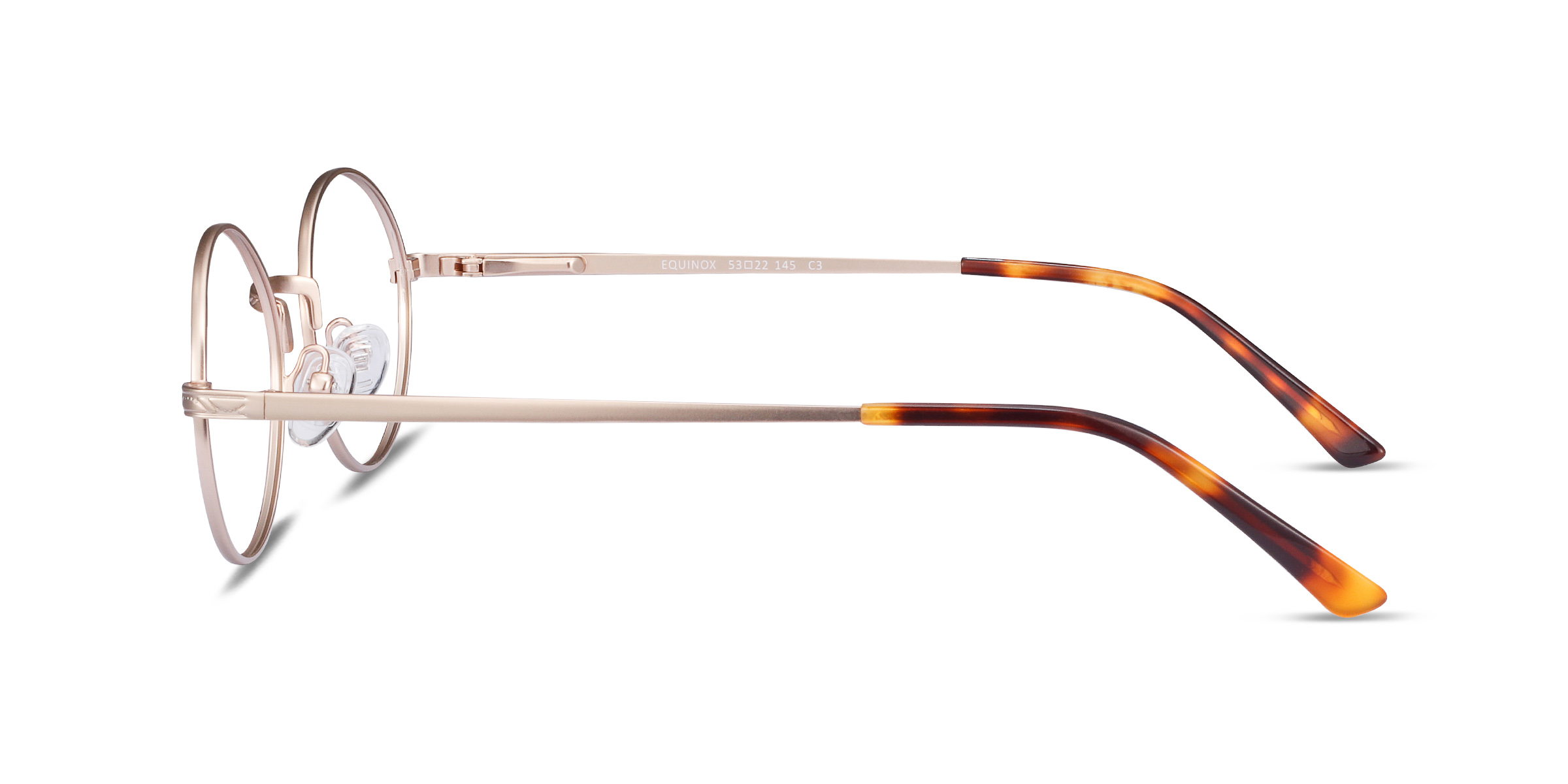 Equinox Oval Gold Full Rim Eyeglasses | Eyebuydirect