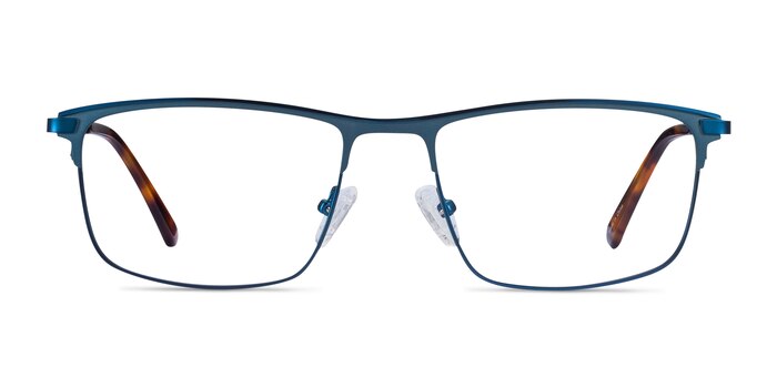 Harrison Rectangle Navy Glasses for Men | Eyebuydirect Canada