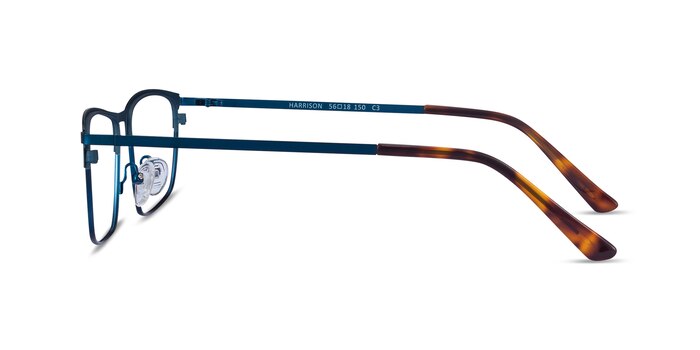 Harrison Rectangle Navy Glasses for Men | Eyebuydirect