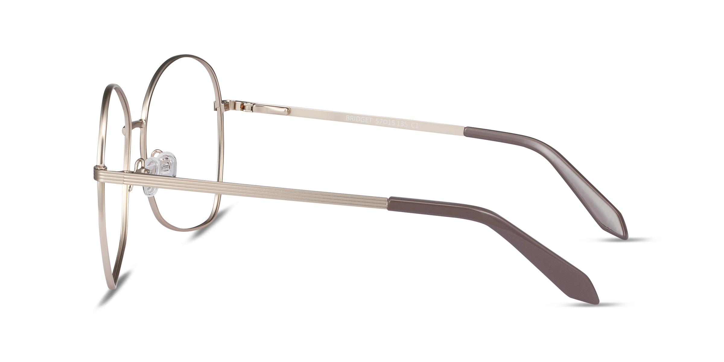 Bridget - Square Gold Frame Eyeglasses | EyeBuyDirect