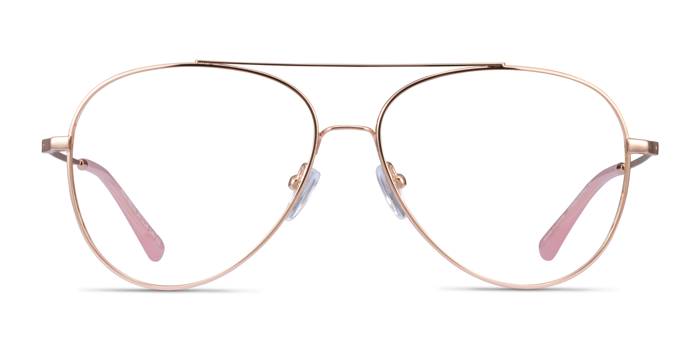 Aesthetic Aviator Rose Gold Glasses for Women | Eyebuydirect Canada