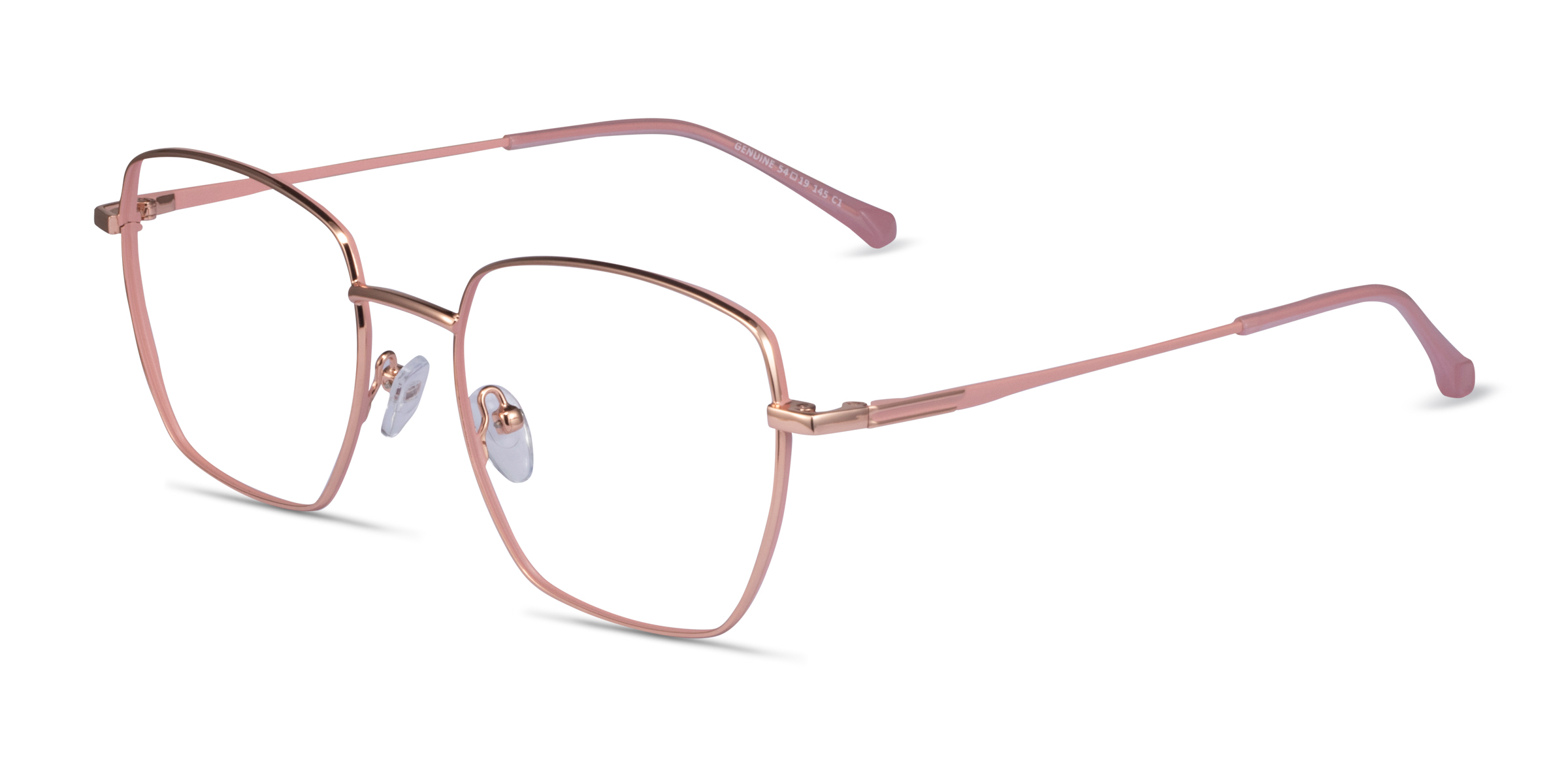 Genuine Square Rose Gold Pink Glasses For Women Eyebuydirect Canada
