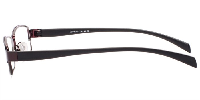 Cube Rectangle Purple Glasses for Women | Eyebuydirect Canada