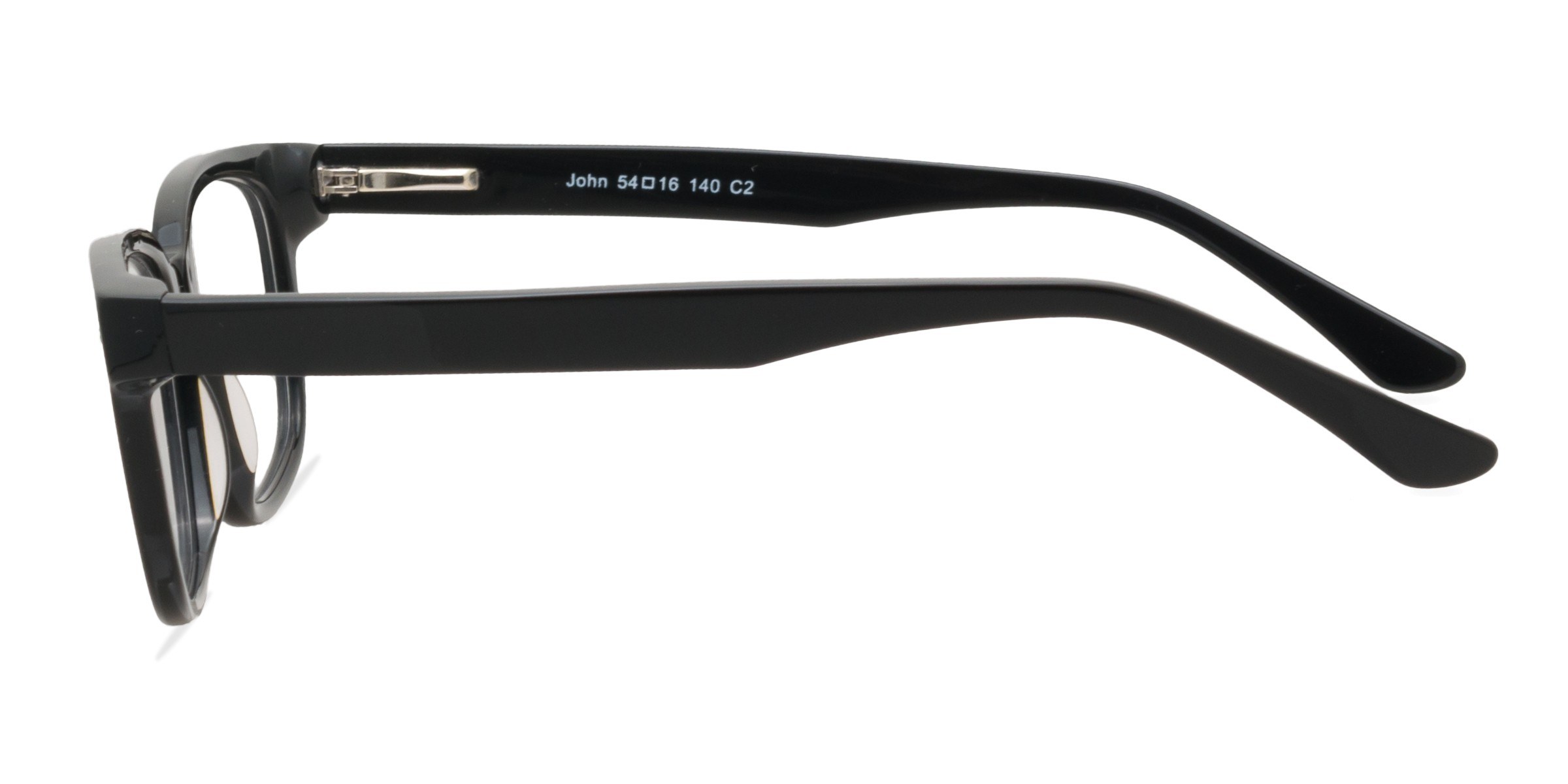 John - Trendy-yet-Timeless Bold Black Frames | Eyebuydirect