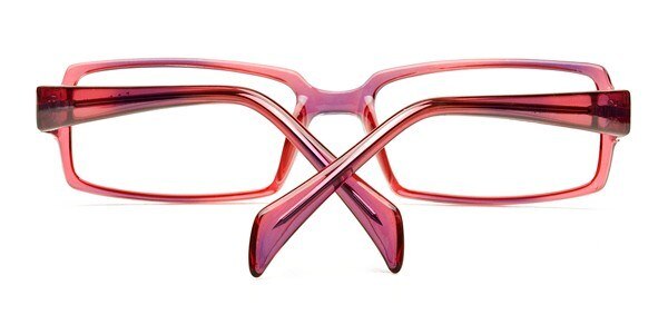Moreno Rectangle Red Glasses for Women | Eyebuydirect