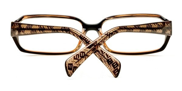 Rancho Rectangle Brown Full Rim Eyeglasses | Eyebuydirect Canada