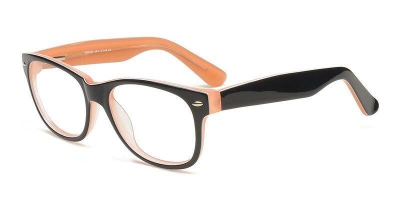 HS2204 Black & Pink Full Rim Eyeglasses | Eyebuydirect