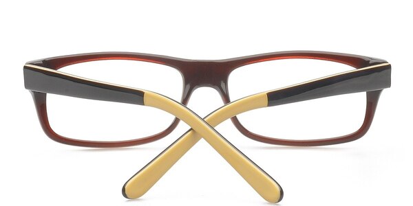 Adan Rectangle Brown Full Rim Eyeglasses | Eyebuydirect