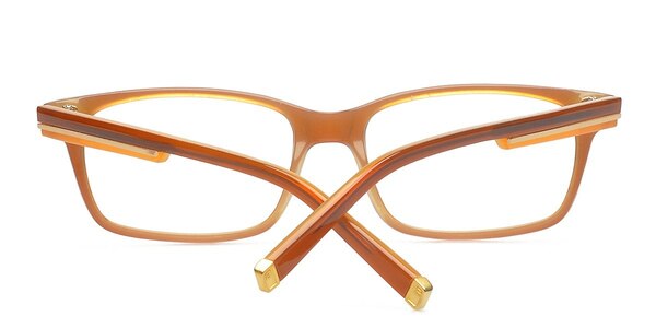 Zion Rectangle Brown Full Rim Eyeglasses | Eyebuydirect Canada