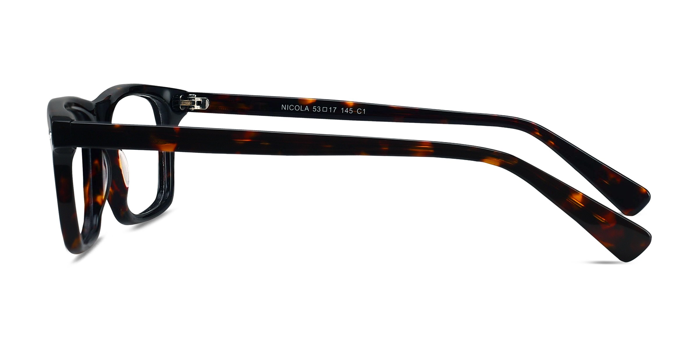 Nicola Rectangle Brown & Tortoise Full Rim Eyeglasses | Eyebuydirect