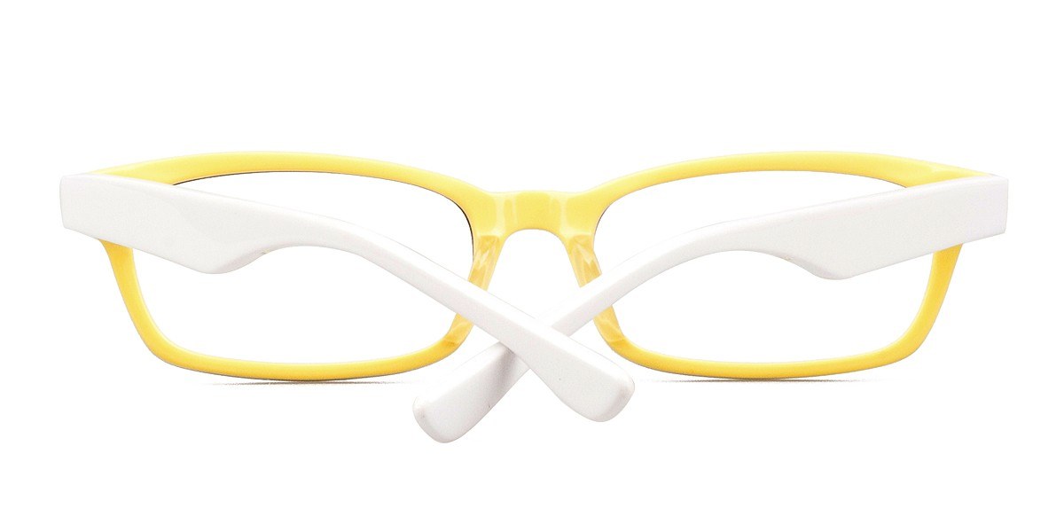 Atherton Rectangle Black & Yellow Full Rim Eyeglasses | Eyebuydirect