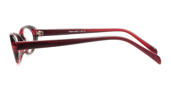 Storm Oval Burgundy Glasses for Women | Eyebuydirect