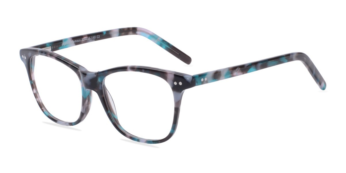 Almost Famous Cat Eye Nebular Blue Glasses for Women | Eyebuydirect Canada