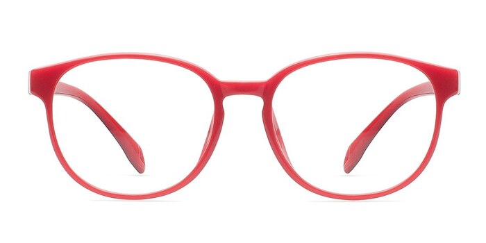 Alessandra Round Red Glasses for Women | Eyebuydirect