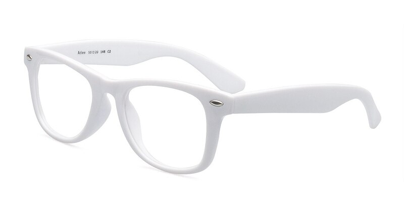 Atlee Square White Glasses for Women | Eyebuydirect Canada