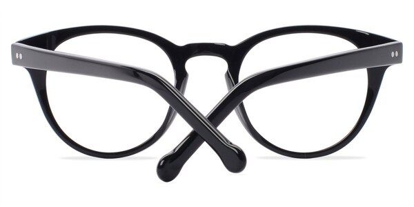 Twist Round Black Full Rim Eyeglasses | Eyebuydirect Canada