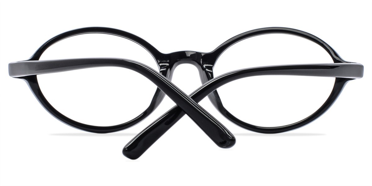Tango Oval Black Glasses for Women | Eyebuydirect