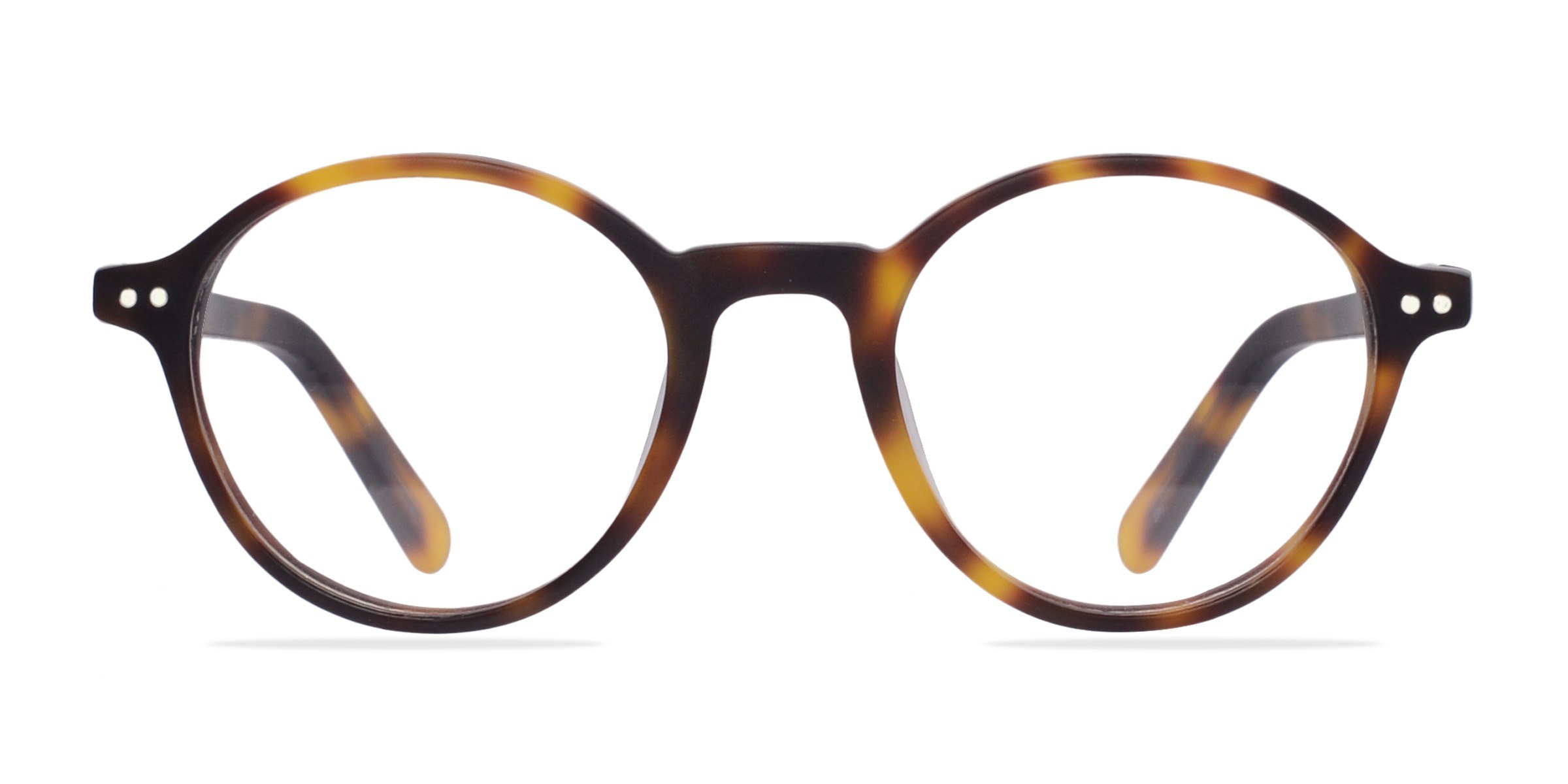 Mellow Round Matte Tortoise Full Rim Eyeglasses | Eyebuydirect