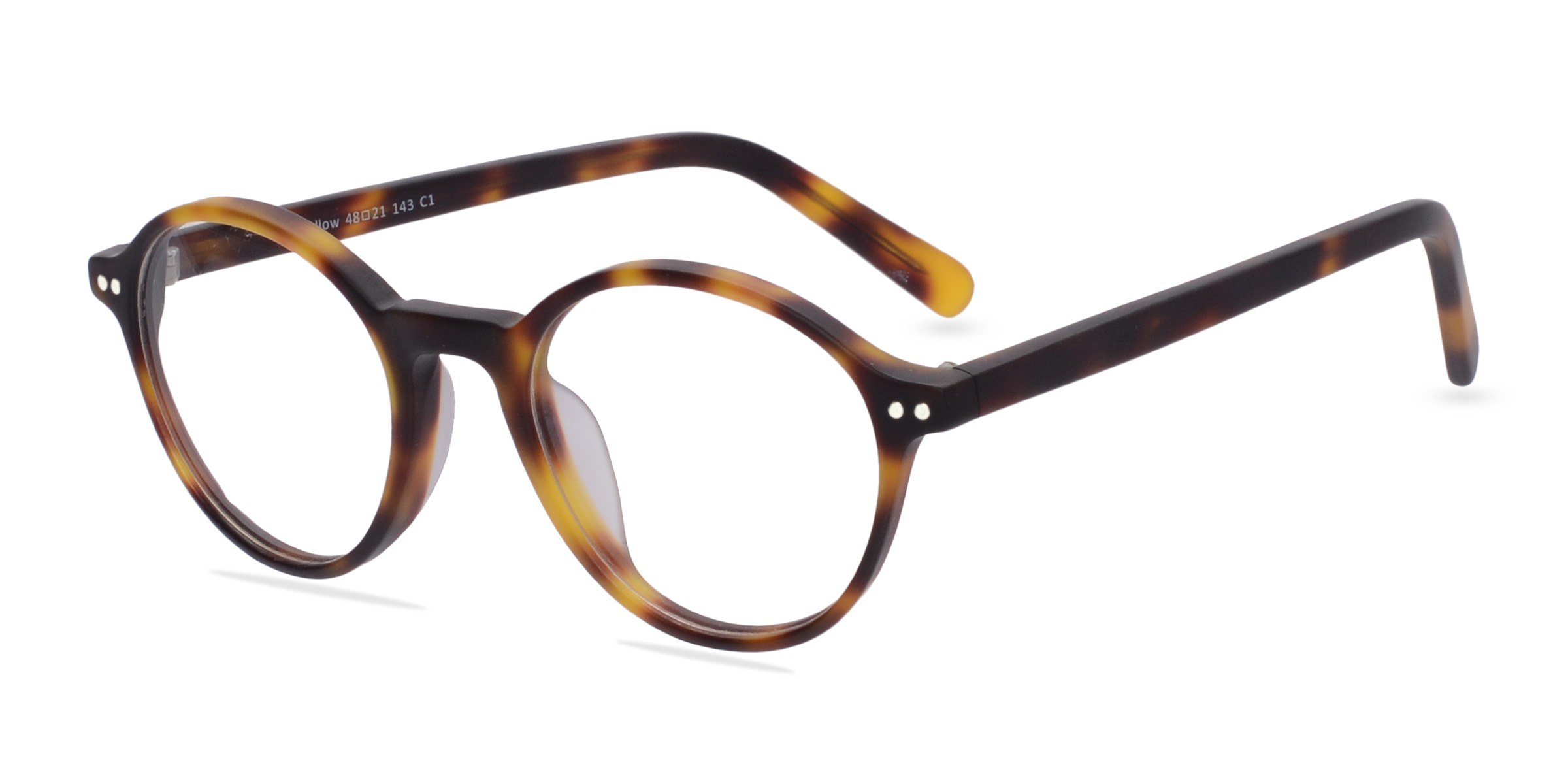 Mellow Round Matte Tortoise Full Rim Eyeglasses | Eyebuydirect