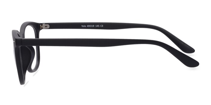 Yolo Matte Black Full Rim Eyeglasses | Eyebuydirect Canada