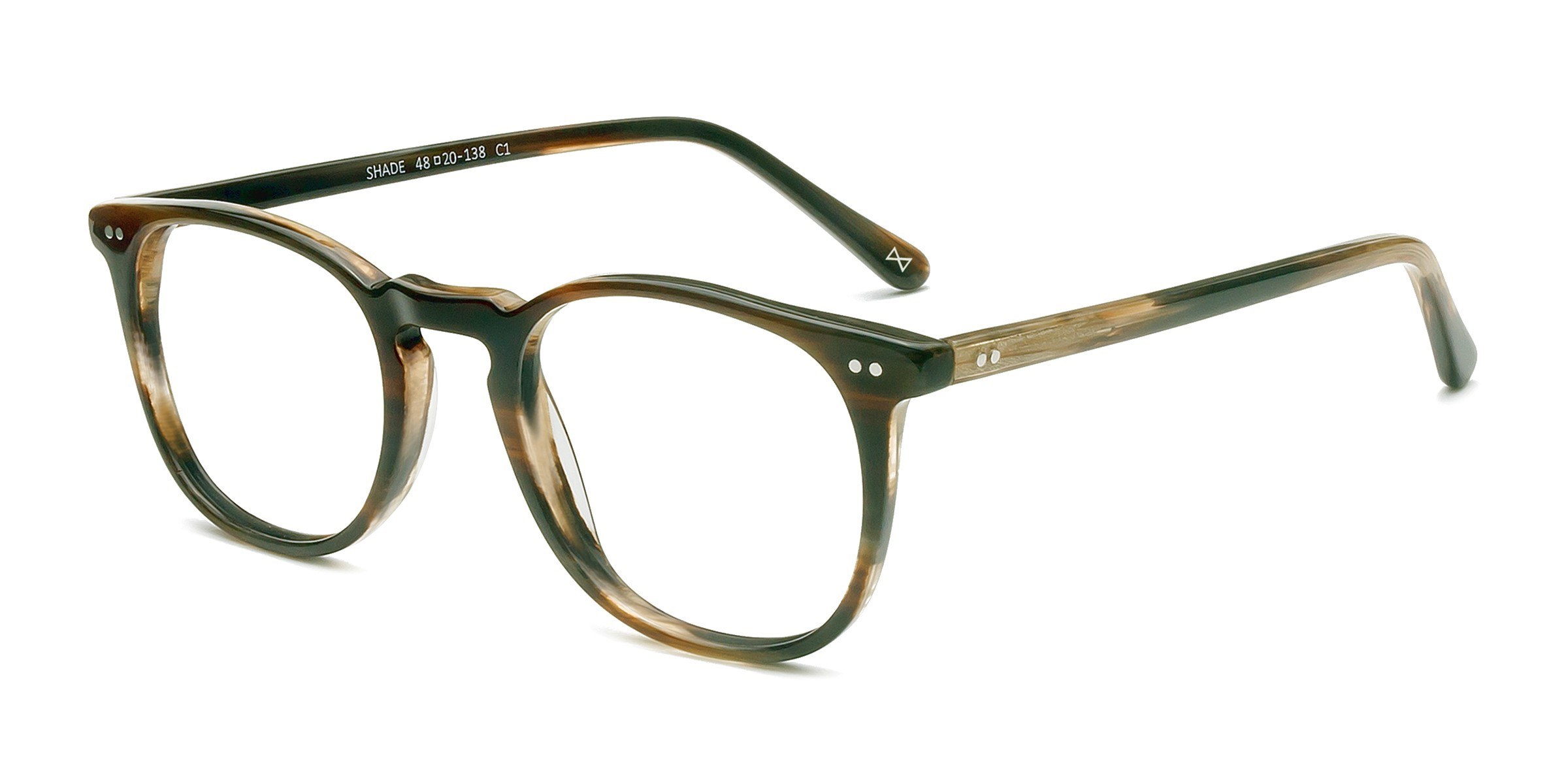 Shade Round Macchiato Full Rim Eyeglasses | Eyebuydirect