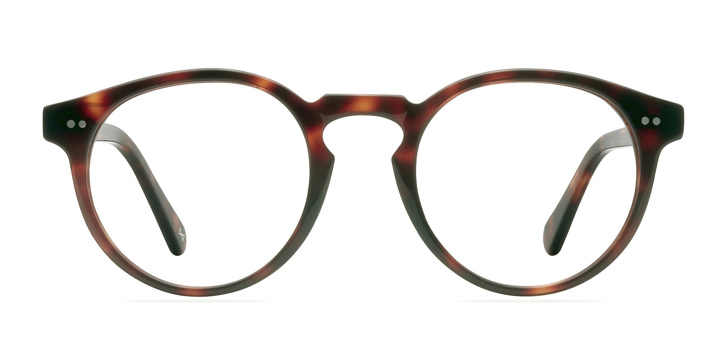 Theory Round Warm Tortoise Full Rim Eyeglasses | Eyebuydirect
