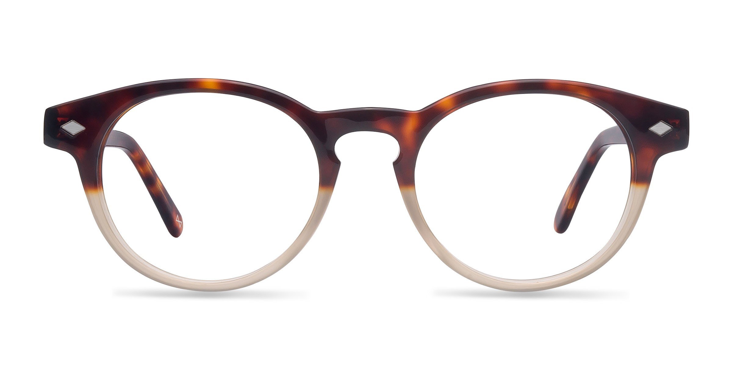 Concept Round Macchiato Tortoise Full Rim Eyeglasses | Eyebuydirect
