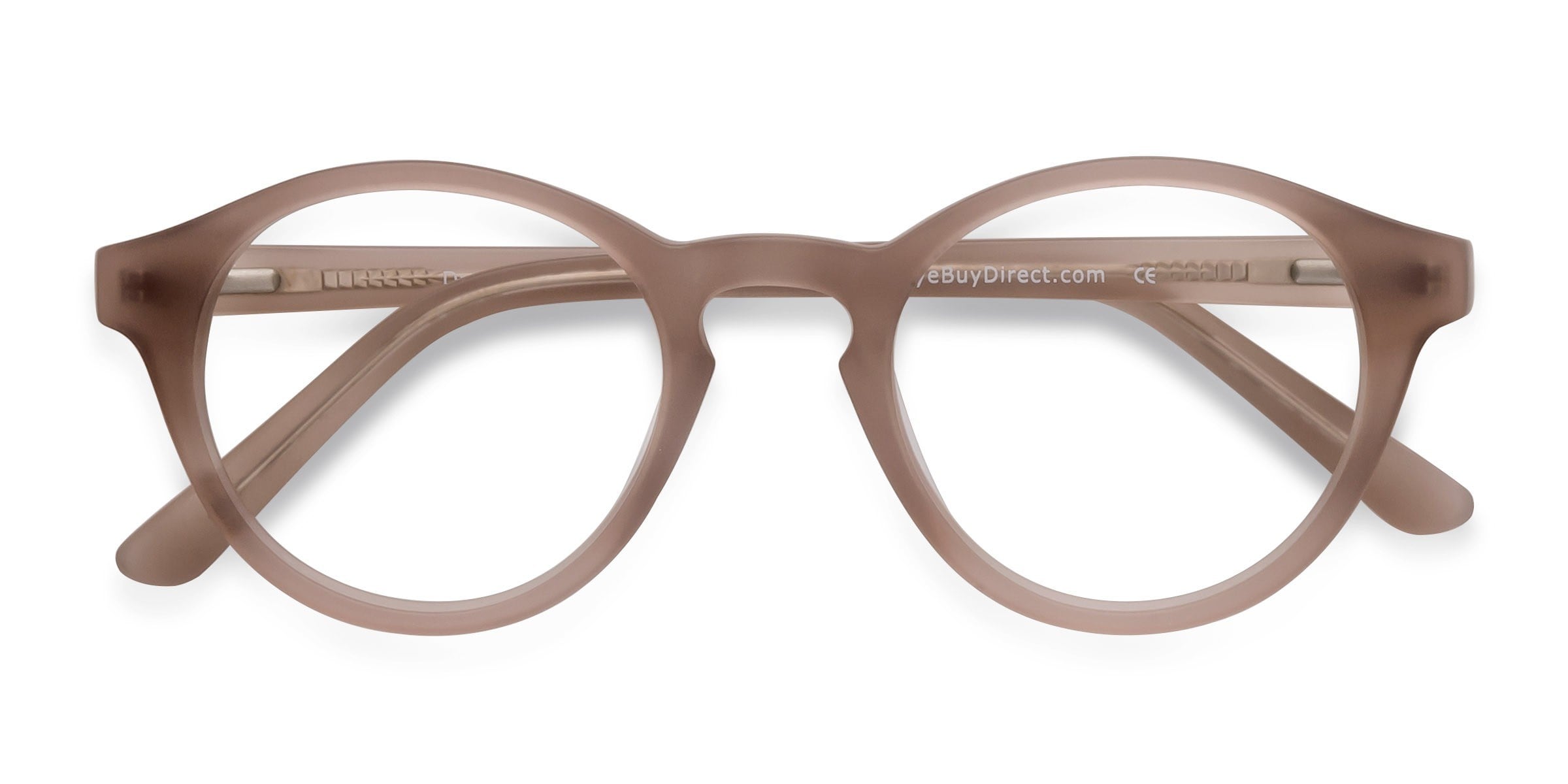 Dreamy Round Matte Brown Full Rim Eyeglasses | Eyebuydirect