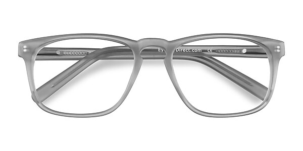 Rhode Island Rectangle Matte Gray Full Rim Eyeglasses Eyebuydirect