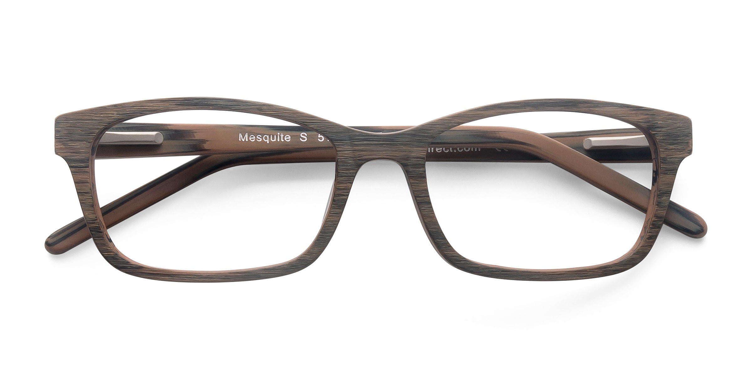 Mesquite Rectangle Brown Full Rim Eyeglasses | Eyebuydirect Canada