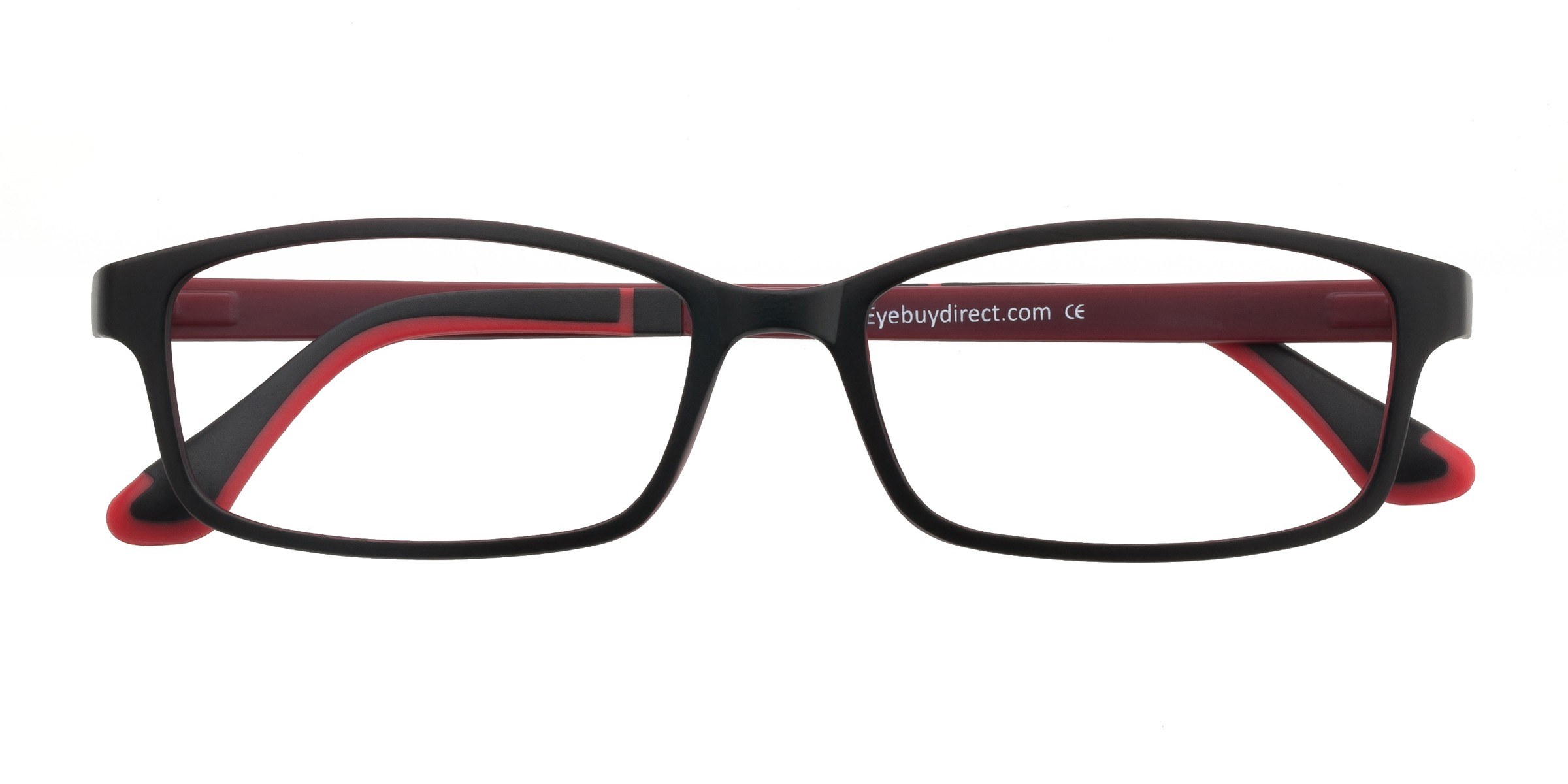 Broad Rectangle Black Full Rim Eyeglasses | Eyebuydirect Canada