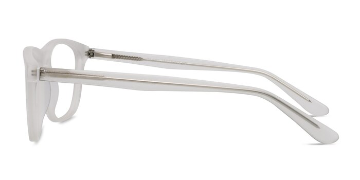 Damien Square Matte Clear Full Rim Eyeglasses | Eyebuydirect