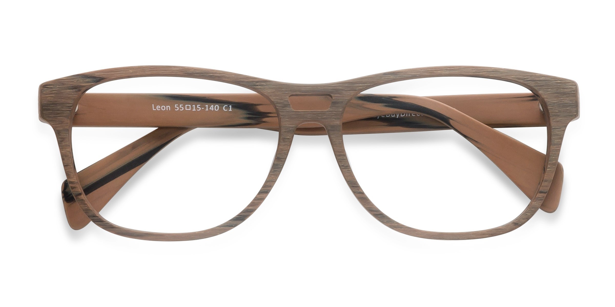 Leon Matte Brown Full Rim Eyeglasses | Eyebuydirect Canada