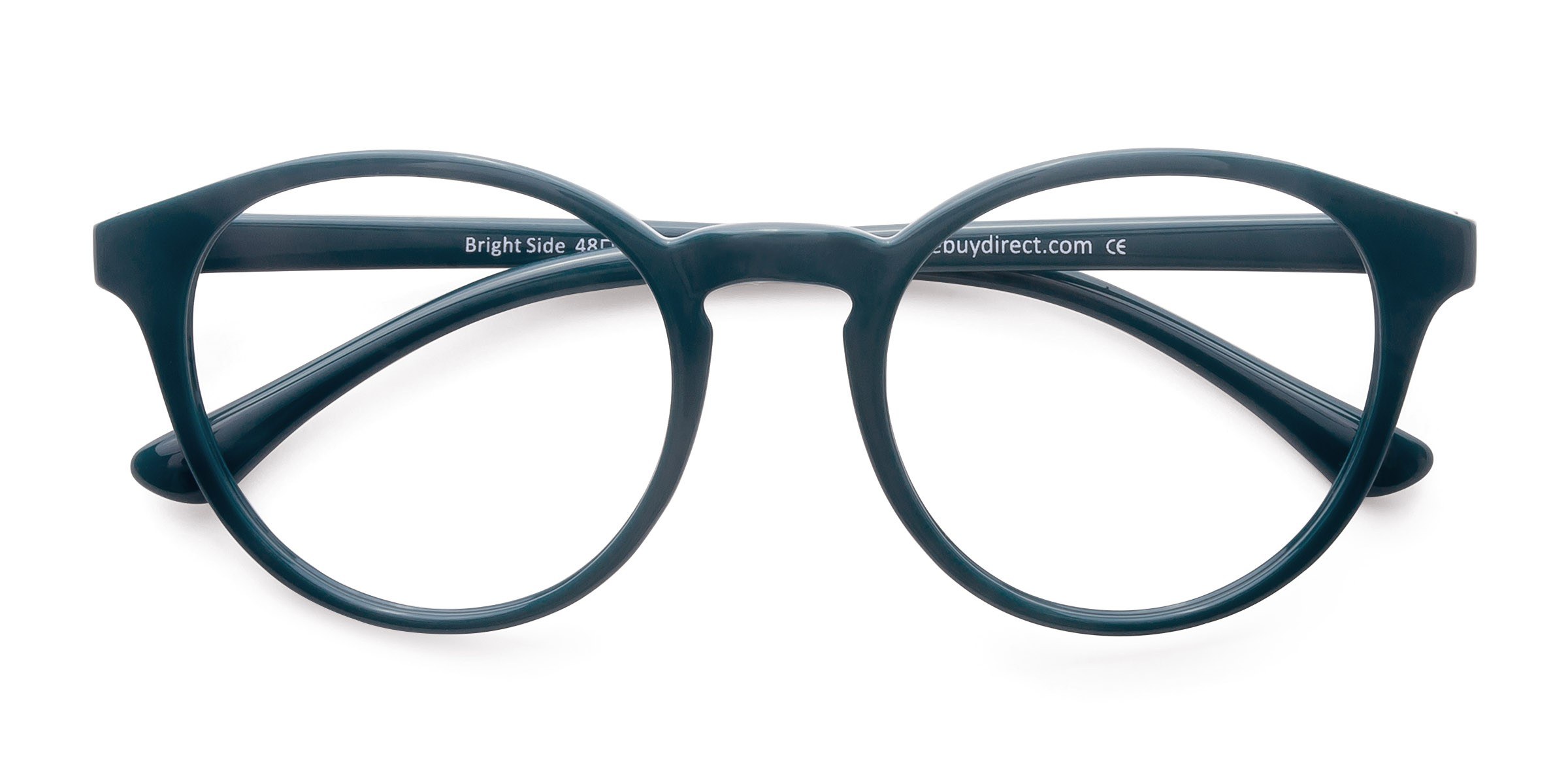 Bright Side Round Green Full Rim Eyeglasses | Eyebuydirect Canada